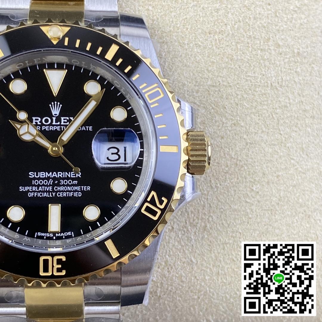 CLEAN工場 ロレックスサブマリーナ コンビゴールド 黒文字盤40mm 3135ムーブメント-NOOB工場|時計スーパーコピー品卸売り公式サイト